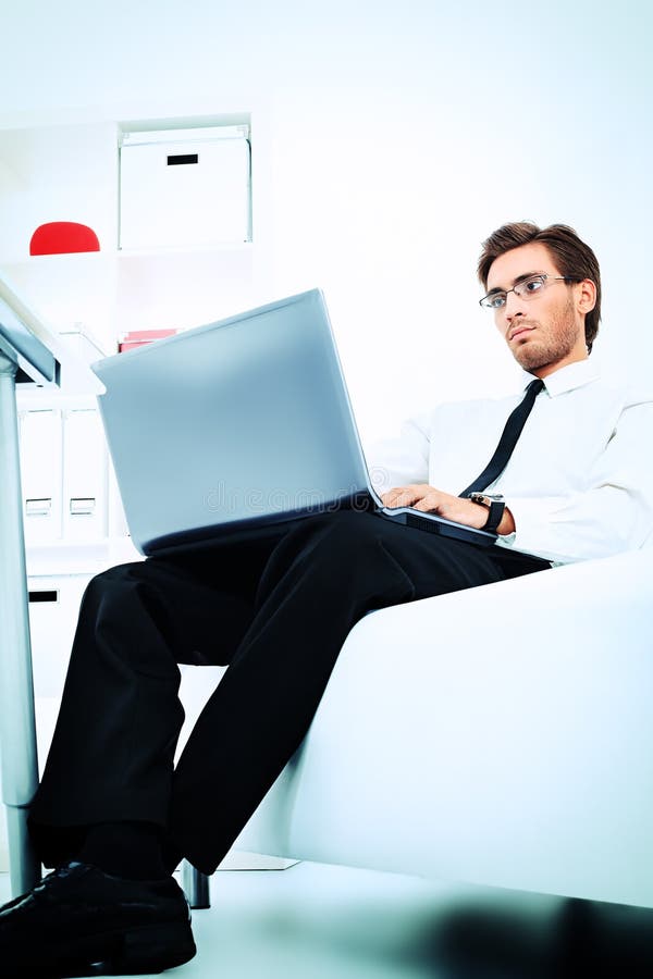 Computer work stock photo. Image of executive, corporate - 26415032