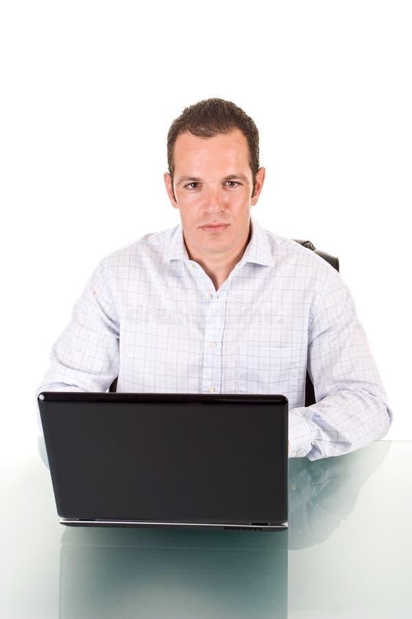 Computer Work stock image. Image of expression, black - 3098061