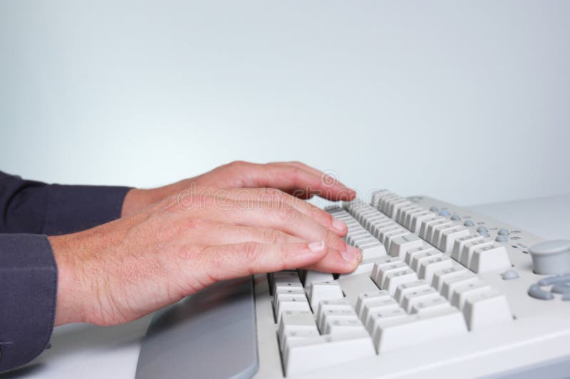 Computer work stock image. Image of office, desk, technology - 4204857