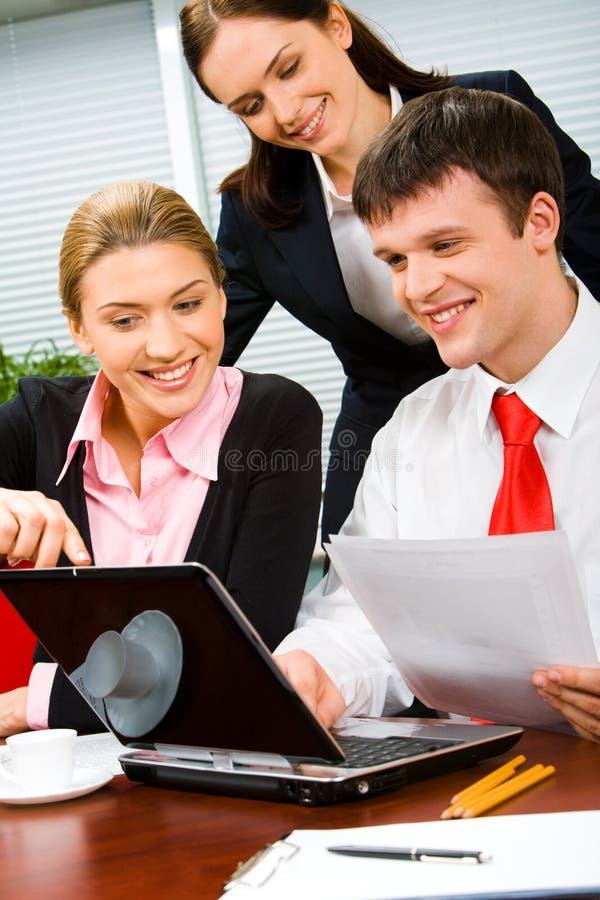 Computer work stock photo. Image of person, modern, people - 4786820