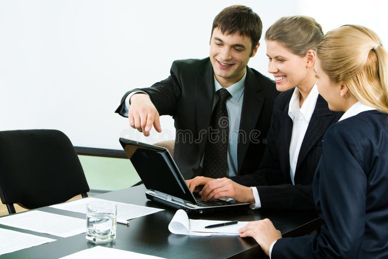 Computer work stock photo. Image of contemporary, businessman - 5175386