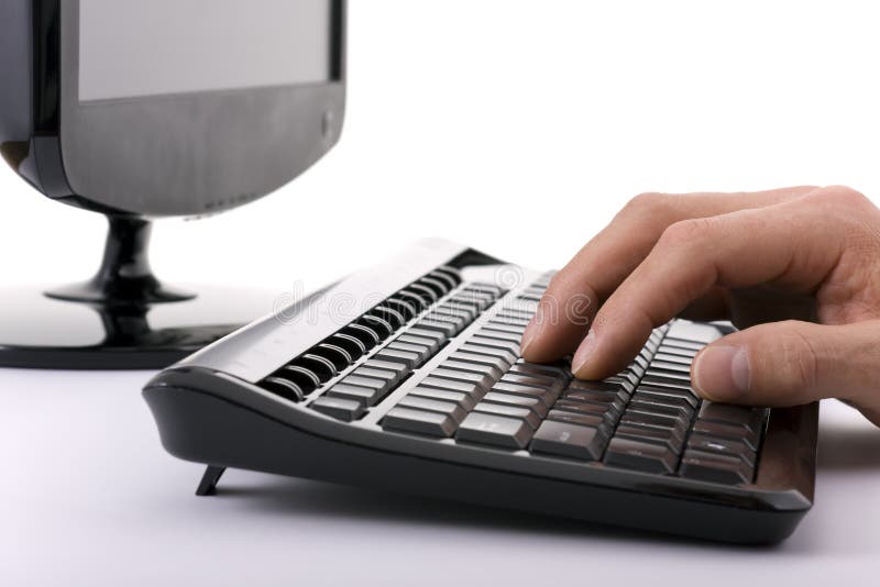 Computer work stock image. Image of desktop, computer - 6971869