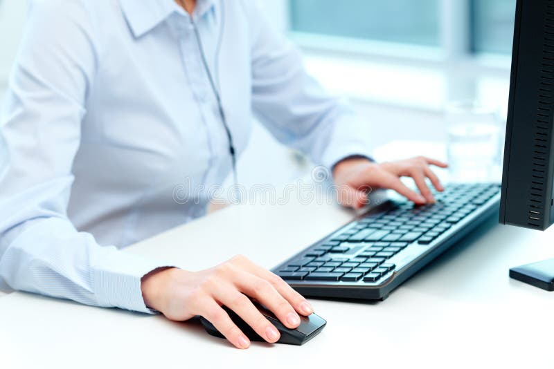 Computer work stock photo. Image of board, click, modern - 4647614