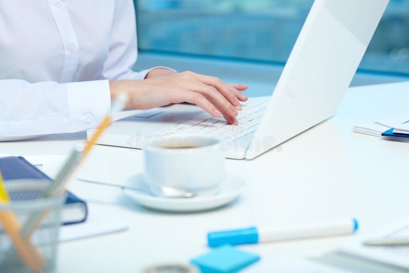 Computer work stock photo. Image of career, finger, employment - 34592540