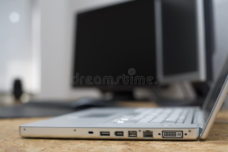 Computer stock photo. Image of laptop, white, workplace - 16090756