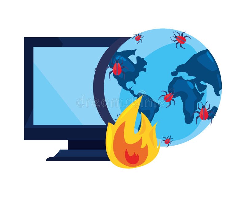 Cybersecurity Data Protection Stock Illustration - Illustration of safe ...