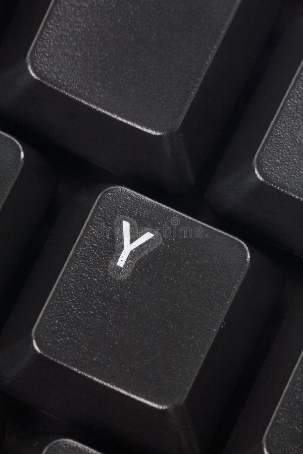 Computer Y key stock photo. Image of close, character - 2692946