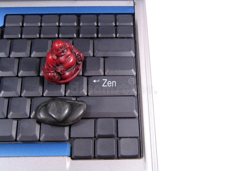 Computer Zen stock photo. Image of relaxing, humor, stress - 484468