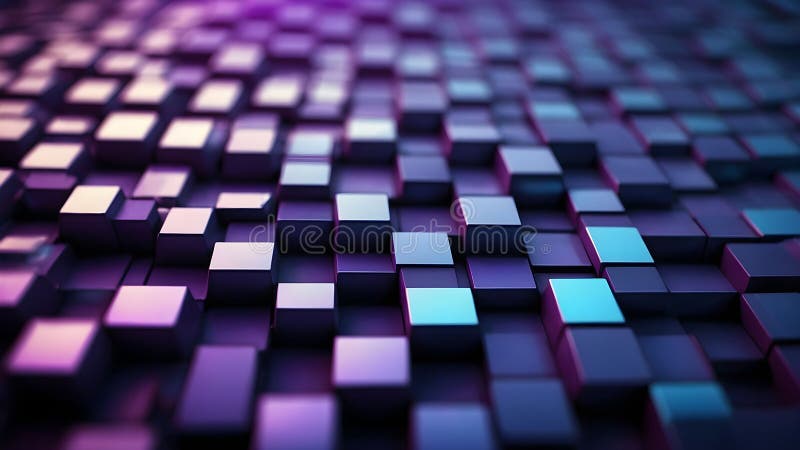 A Computergenerated Image of a Purple and Blue Checkered Pattern Stock ...