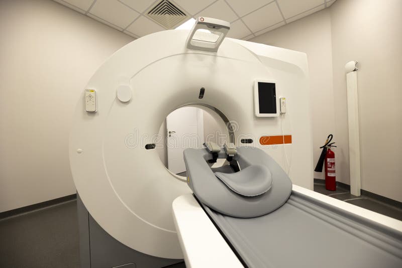 A Computerised Tomography CT Scan Stock Image - Image of examination ...