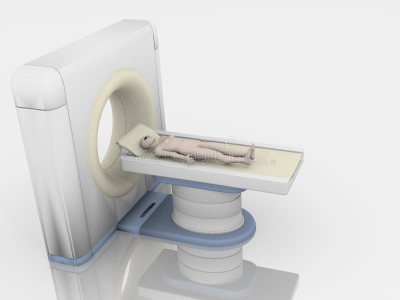 Computerized Axial Tomography Stock Illustration - Illustration of ...