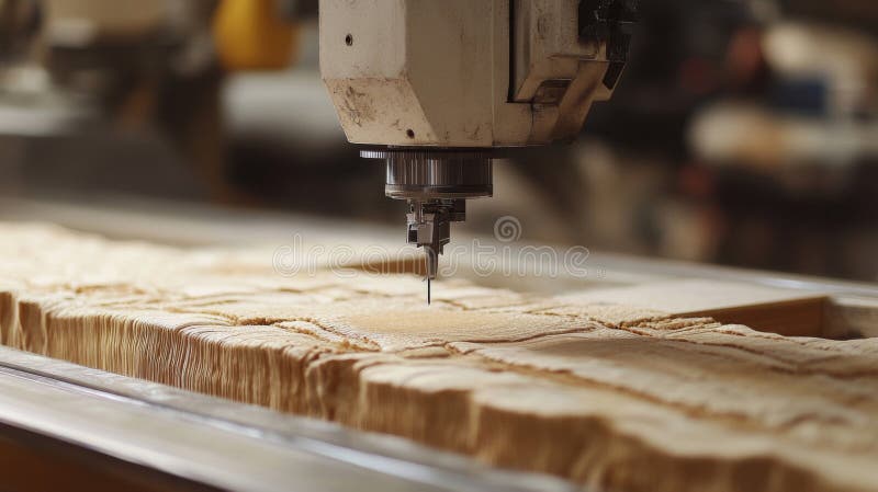 Milling Machine Carving Wooden Block Stock Illustrations – 8 Milling ...