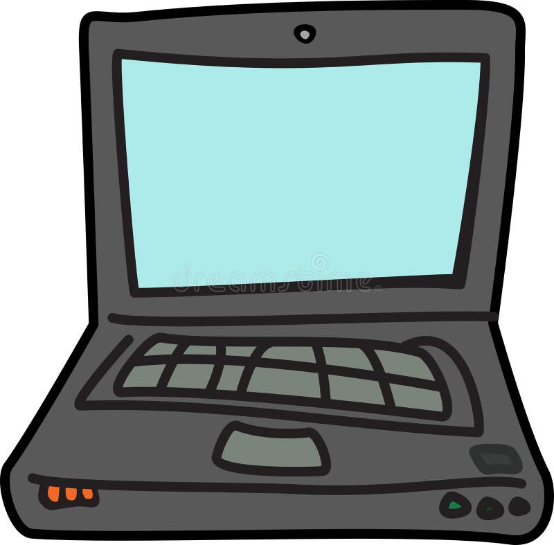 Tekening van computer vector illustratie. Illustration of schets - 21960386