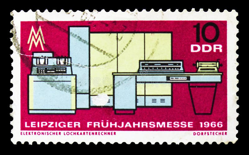 Ponskaarten Voor Het Besturen Van Een Weefgetouwen Stock Afbeelding ...