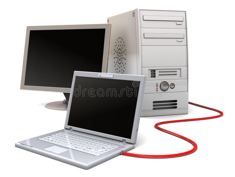 Computers stock illustration. Illustration of support - 19460112