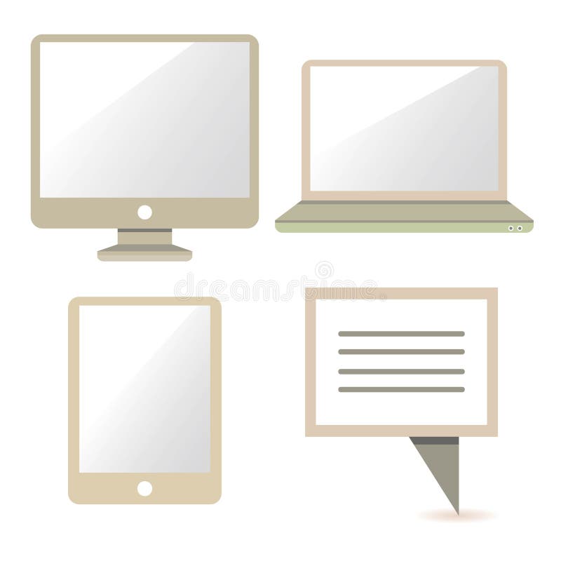 Computers stock illustration. Illustration of computer - 37068401