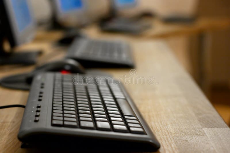 Computers stock image. Image of work, desk, office, centre - 3698125