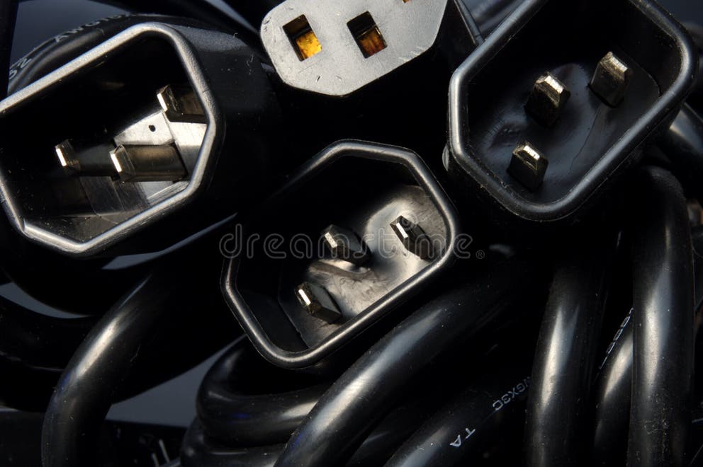 Computers cables stock photo. Image of unplugged, electrical - 2374902