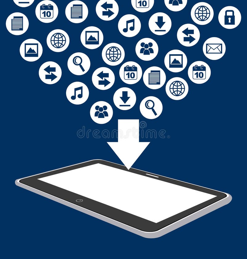 Computers design stock illustration. Illustration of electronic - 43188038