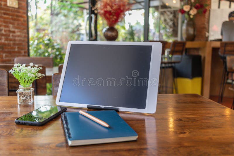 Computers on the Desks are Set Up in the Office To Be Available at All ...