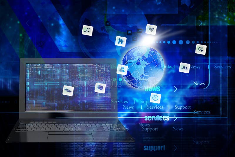 Computers Internet Wireless.Cosmic Technologies Wireless Internet Stock ...