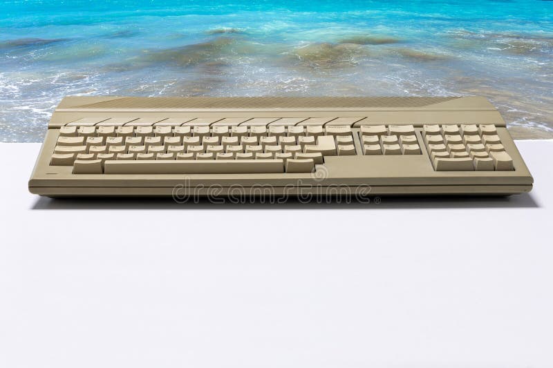 Computers of the 80s and 90s, 16 Bit Game Consoles Stock Photo - Image ...