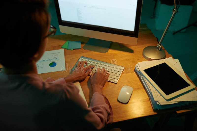Computing business woman stock photo. Image of corporate - 93542252