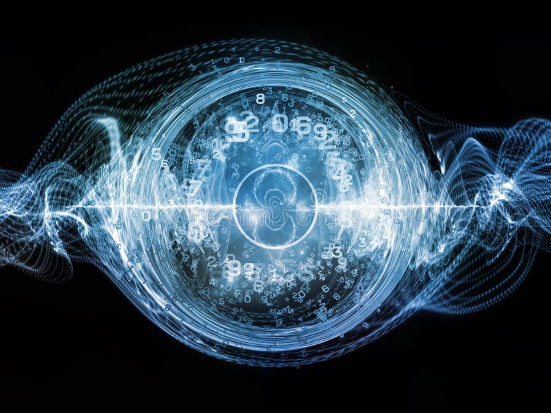 Computing Central Wave stock photo. Image of science - 80459640