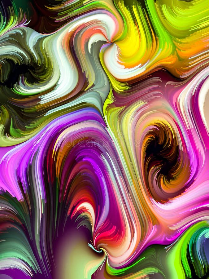 Computing Color Flow stock illustration. Illustration of special ...