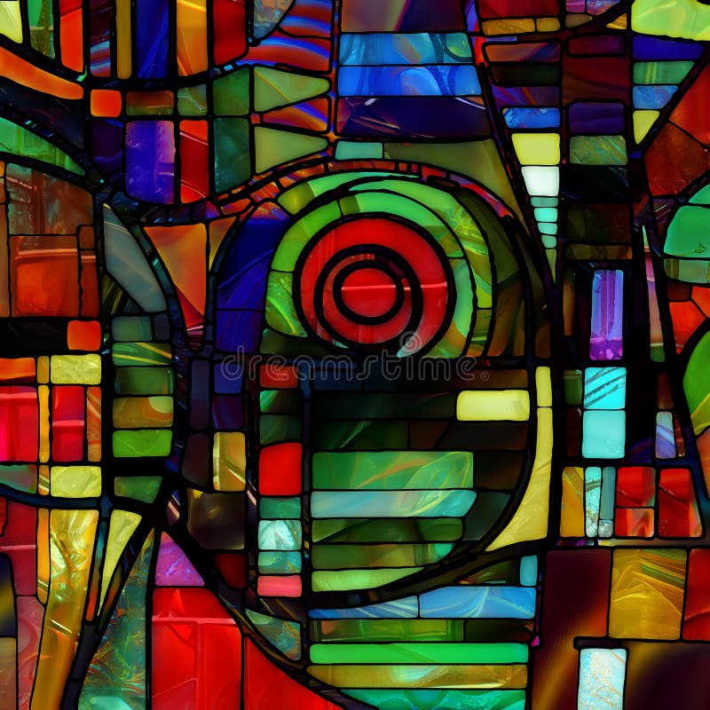 Computing Colored Light stock illustration. Illustration of design ...