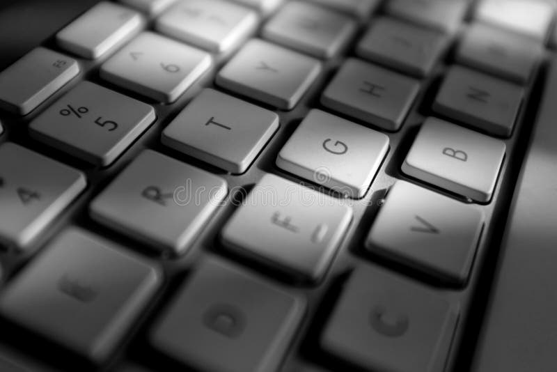 Closeup of the Arrangement of Keys on a Computer Keyboard Stock Image ...