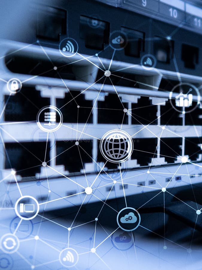 Computing Concept. Technology Infrastructure Cloud Computing And ...