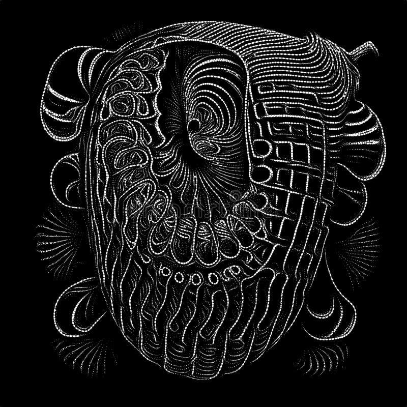 Computing Dot Art stock illustration. Illustration of reality - 275854890