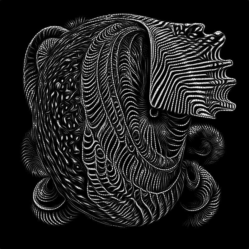 Computing Dot Art stock illustration. Illustration of composition ...