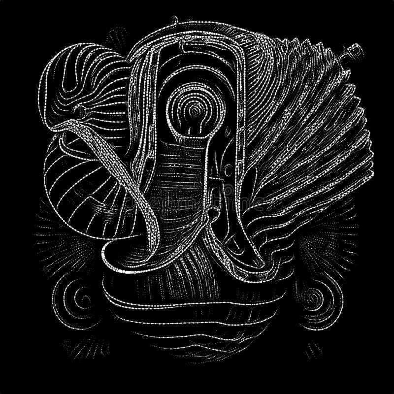 Computing Dot Art stock illustration. Illustration of computing - 279372678