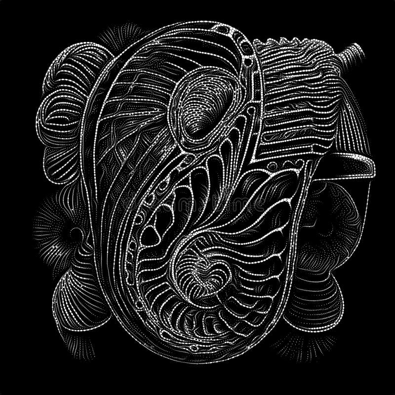 Computing Dot Art stock illustration. Illustration of special - 280730033