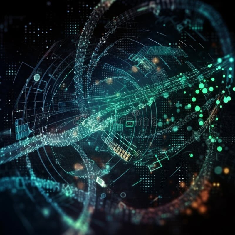 Computing Electronic Medical Record. DNA Stock Illustration ...