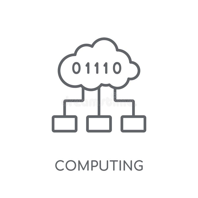 Web Computing Linear Icons Set Browser Html Javascript Css Server