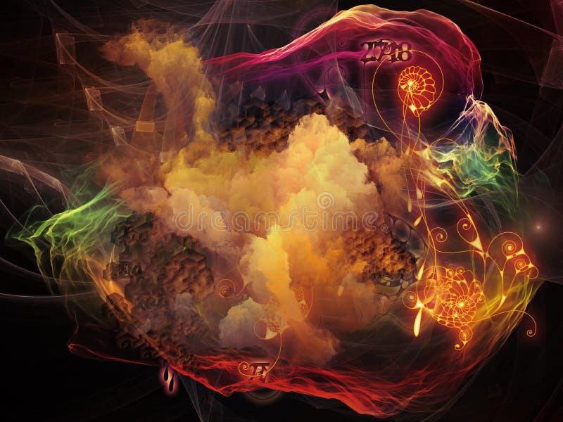 Computing Math Visualization Stock Illustration - Illustration of ...