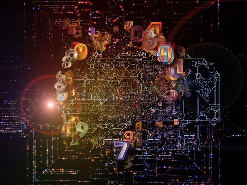 Computing Network stock illustration. Illustration of black - 58952384