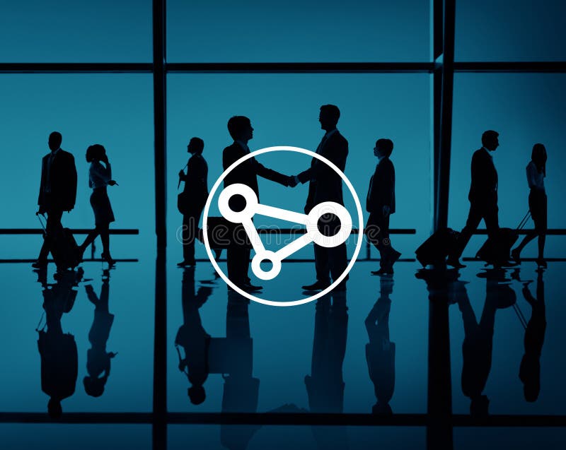 Computing Networking Media Connection Concept Stock Illustration ...