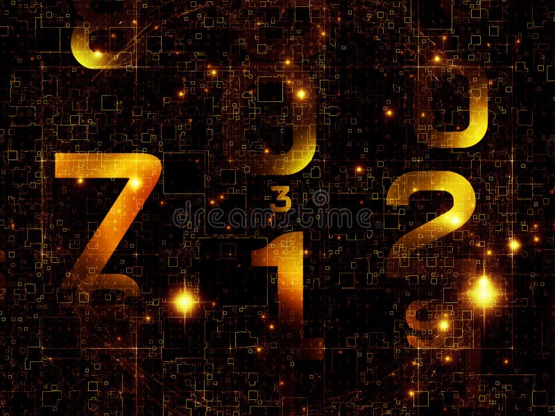 Computing Numbers stock image. Image of composition, allegory - 34528275