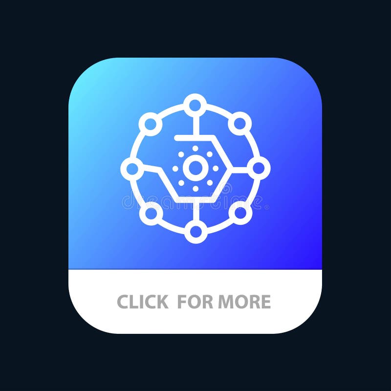 Computing Computing Share Connectivity Network Share Mobile App Button Android And Ios Line