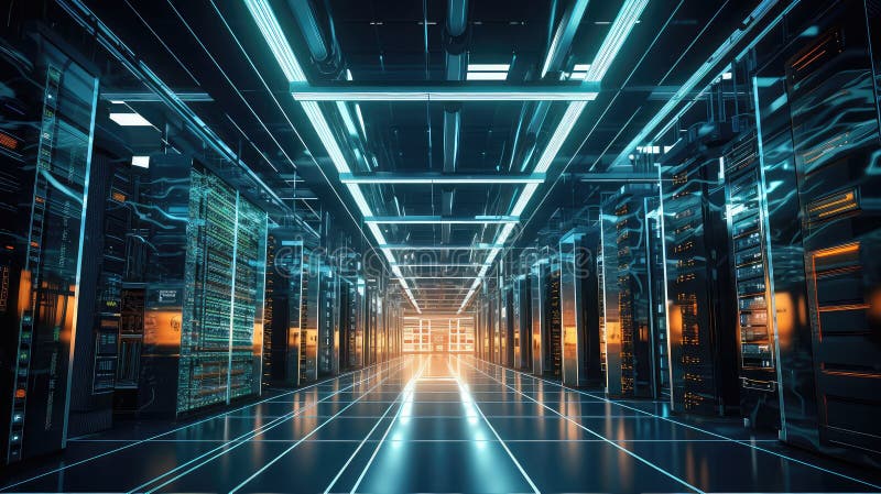 Computing technology stack stock illustration. Illustration of ...