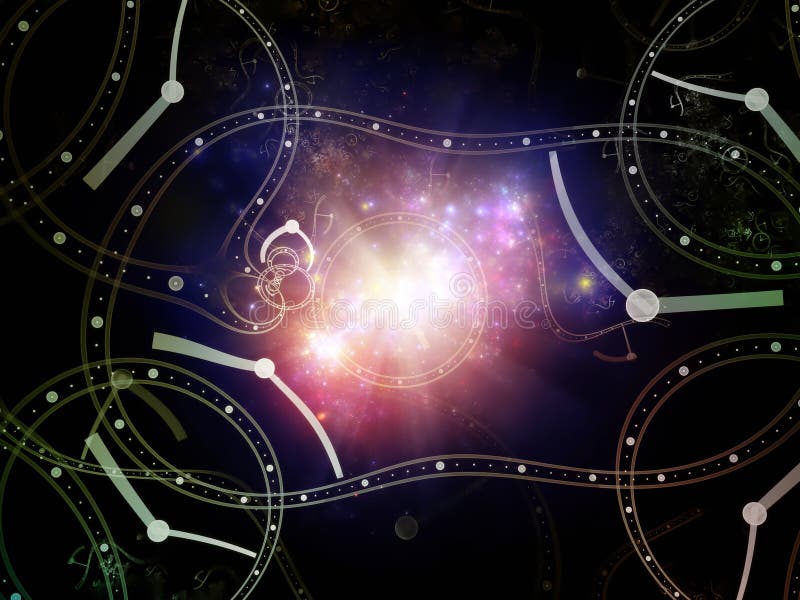 Computing Temporal Realm stock illustration. Illustration of space ...