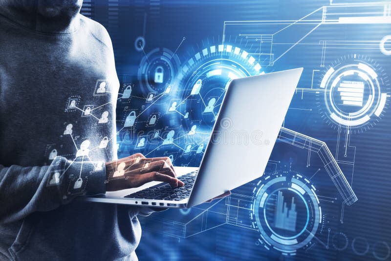 Computing and Criminal Concept Stock Photo - Image of items, chart ...