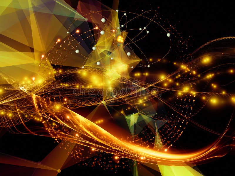 Computing Virtual World stock illustration. Illustration of information ...