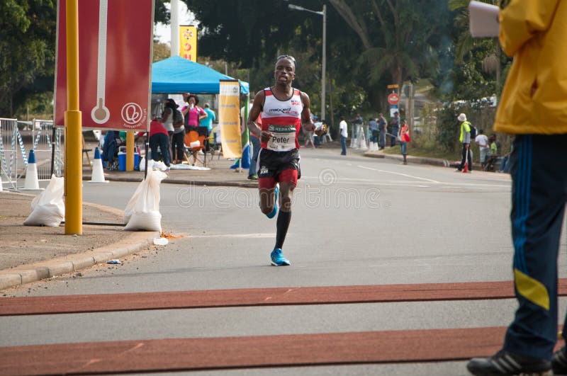 Comrades Marathon Runner & Timing Mats Editorial Image - Image of ...