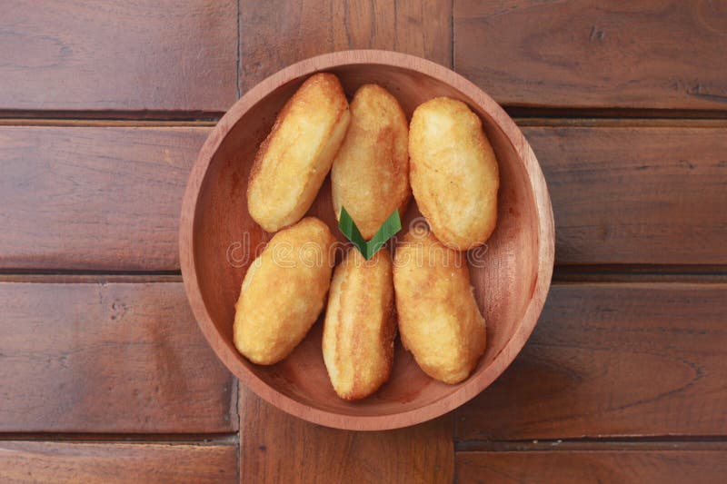 Comro or Combro, a Traditional Javanese Snack Made of Deep Fried Grated ...