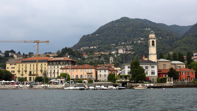 Comune Cernobbio, Lake Como, Italy, Region Lombardy Editorial ...
